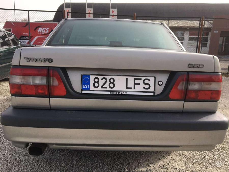 Grey Volvo 850 1996 in Tallinn, with an engine capacity of 0.00 L and mileage of 253 thousand km for 9999 €, photo 6 on AUTOMOTO.COM.LV