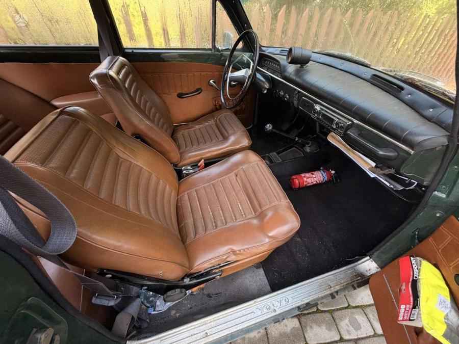 Green Volvo Amazon 1969 in Klaipeda, with an engine capacity of 1.00 L and mileage of 82 thousand km for 10000 €, photo 10 on AUTOMOTO.COM.LV