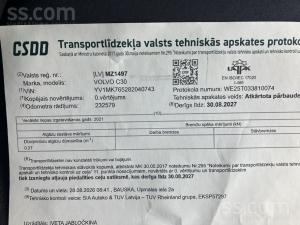 Black Volvo C30 2009 in Bauska, with an engine capacity of 1.60 L and mileage of 232 thousand km for 2450 €, photo 10 on AUTOMOTO.COM.LV