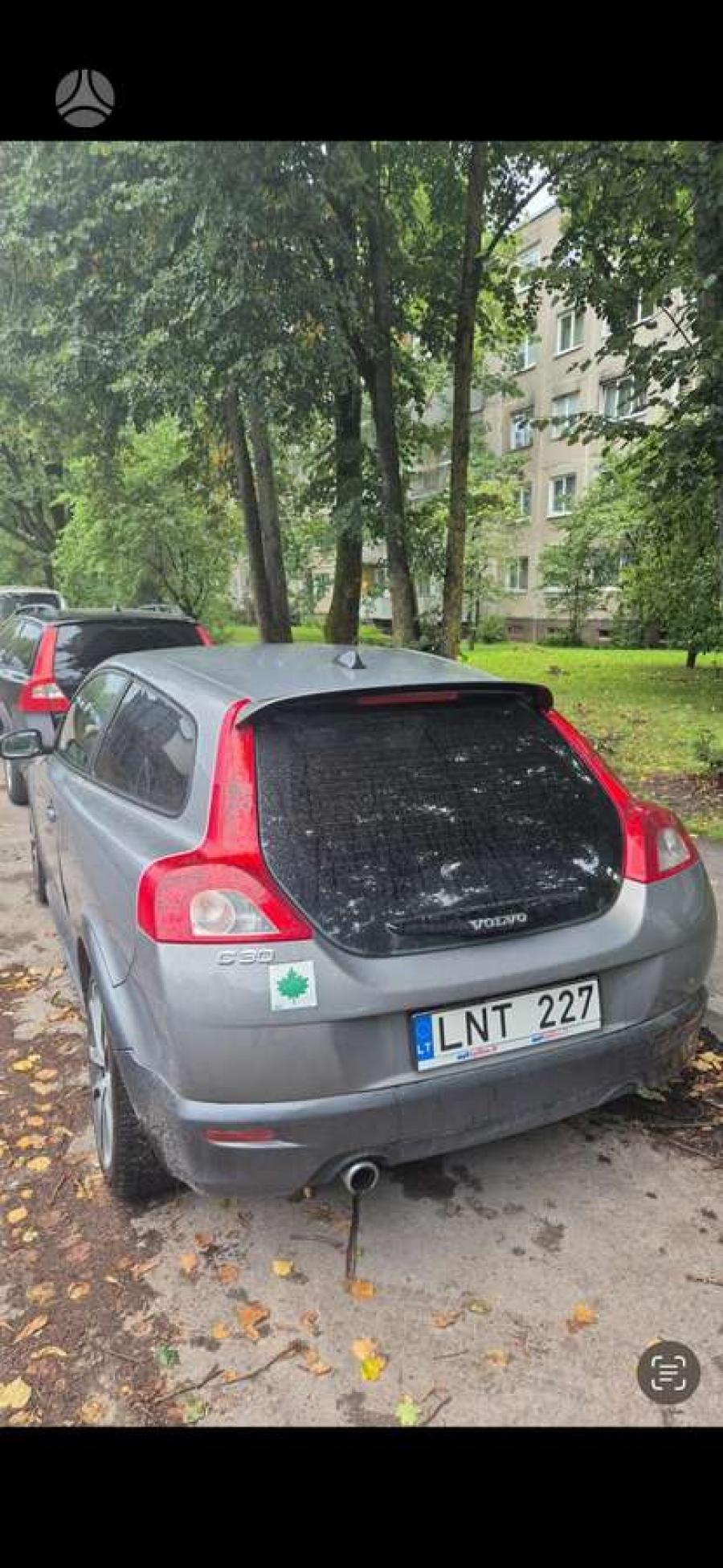 Volvo C30 2007 in Kaunas, with an engine capacity of 1.56 L and mileage of 340 thousand km for 2000 €, photo 6 on AUTOMOTO.COM.LV