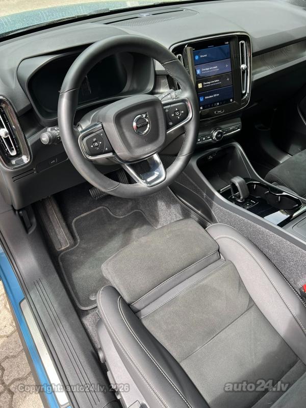 Blue Volvo C40 2022 in Tallinn, with an engine capacity of 0.00 L and mileage of 63 thousand km for 36900 €, photo 6 on AUTOMOTO.COM.LV