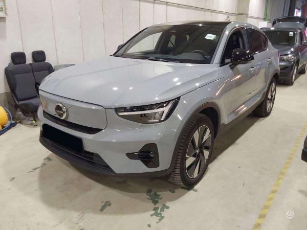 Grey Volvo C40 2024 in Vilnius, with an engine capacity of 0.00 L and mileage of 54 thousand km for 37890 €, photo 1 on AUTOMOTO.COM.LV