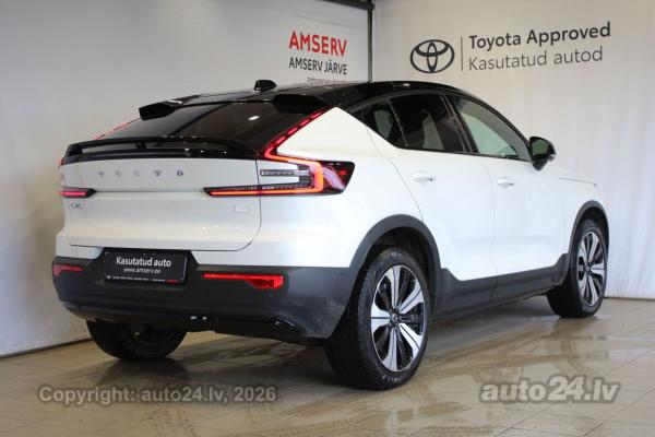 White Volvo C40 2022 in Tallinn, with an engine capacity of 0.00 L and mileage of 67 thousand km for 33990 €, photo 2 on AUTOMOTO.COM.LV