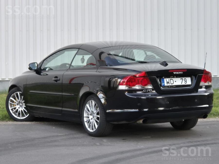 Melns Volvo C70 2008 Rīga, ar dzinēja tilpumu 2.40 L un nobraukumu 245 tūkst. km par 5000 €, foto 7 vietnē AUTOMOTO.COM.LV