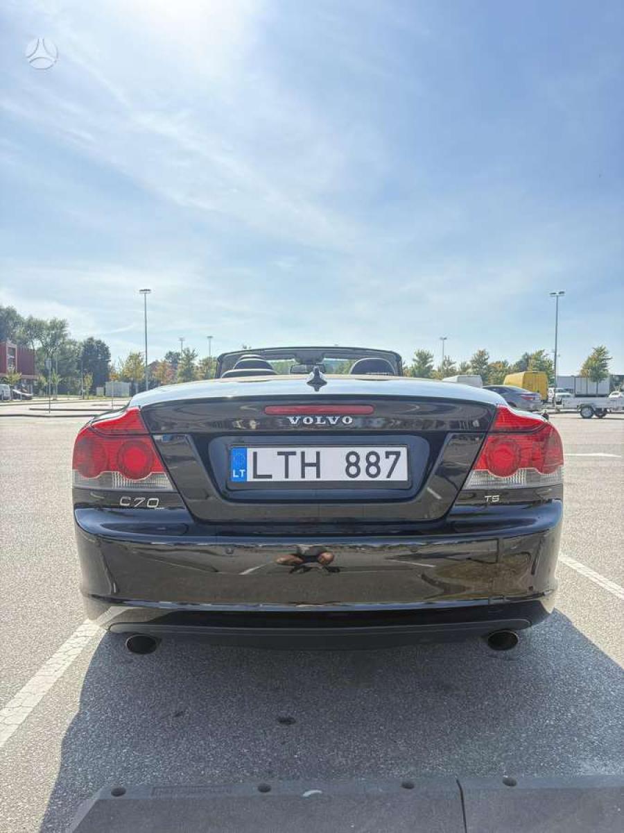 Melns Volvo C70 2008 Klaipėda, ar dzinēja tilpumu 2.50 L un nobraukumu 190 tūkst. km par 4990 €, foto 6 vietnē AUTOMOTO.COM.LV