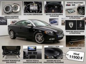 Black Volvo C70 2009 in Tallinn, with an engine capacity of 2.40 L and mileage of 202 thousand km for 11900 €, photo 23 on AUTOMOTO.COM.LV