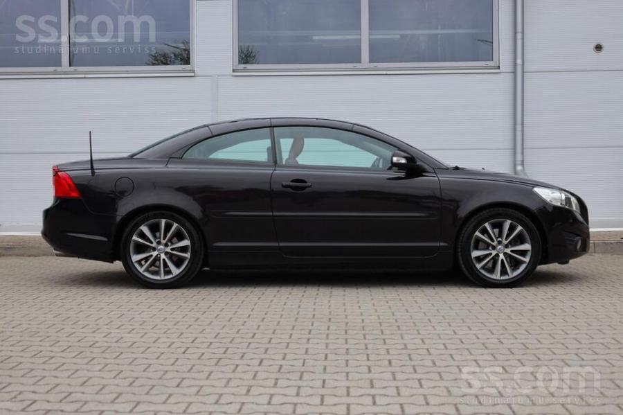 Black Volvo C70 2012 in Riga, with an engine capacity of 2.00 L and mileage of 0 thousand km for 6995 €, photo 9 on AUTOMOTO.COM.LV