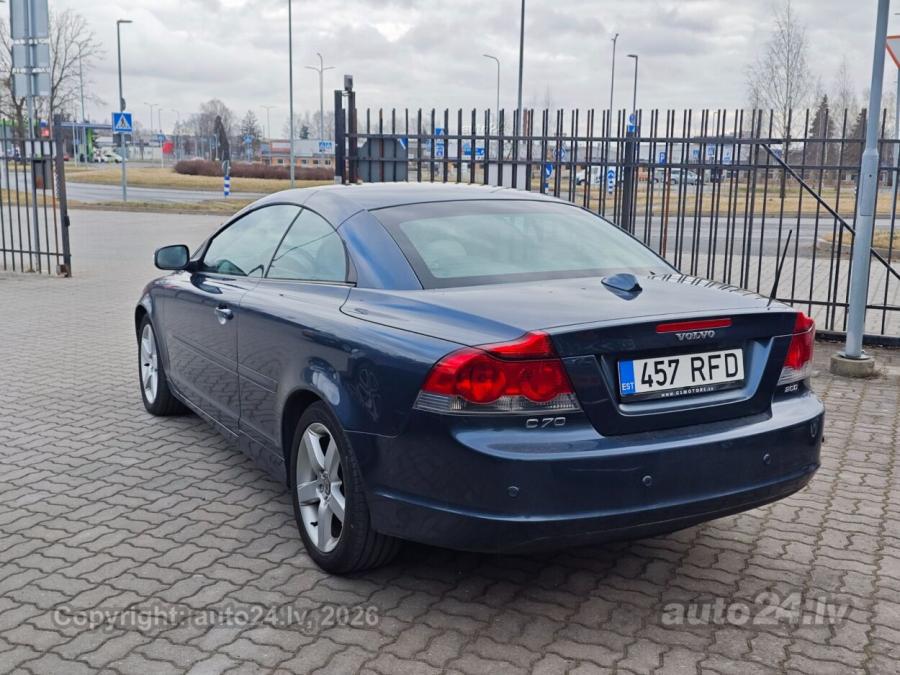 Blue Volvo C70 2007 in Tartu, with an engine capacity of 2.00 L and mileage of 201 thousand km for 5990 €, photo 6 on AUTOMOTO.COM.LV
