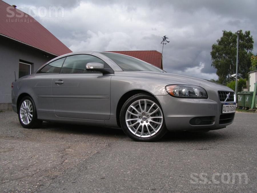 Grey Volvo C70 2008 in Riga, with an engine capacity of 2.00 L and mileage of 0 thousand km for 5450 €, photo 1 on AUTOMOTO.COM.LV