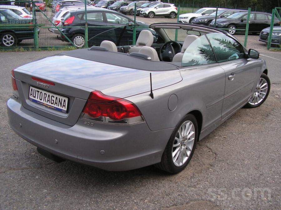 Grey Volvo C70 2008 in Riga, with an engine capacity of 2.00 L and mileage of 0 thousand km for 5450 €, photo 14 on AUTOMOTO.COM.LV