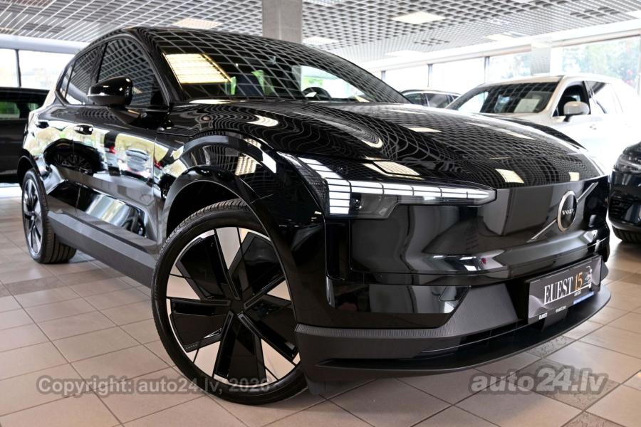 Black Volvo EX30 2025 in Tallinn, with an engine capacity of 0.00 L and mileage of 12 thousand km for 38990 €, photo 1 on AUTOMOTO.COM.LV