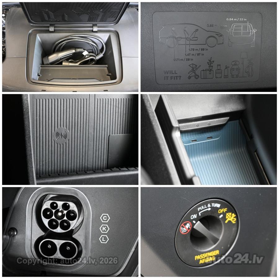 Black Volvo EX30 2025 in Tallinn, with an engine capacity of 0.00 L and mileage of 12 thousand km for 38990 €, photo 17 on AUTOMOTO.COM.LV