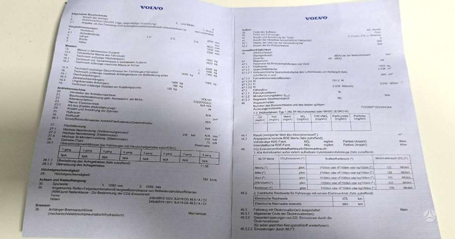 Pelēks Volvo EX30 2024 Šauļi, ar dzinēja tilpumu 0.00 L un nobraukumu 23 tūkst. km par 29900 €, foto 30 vietnē AUTOMOTO.COM.LV