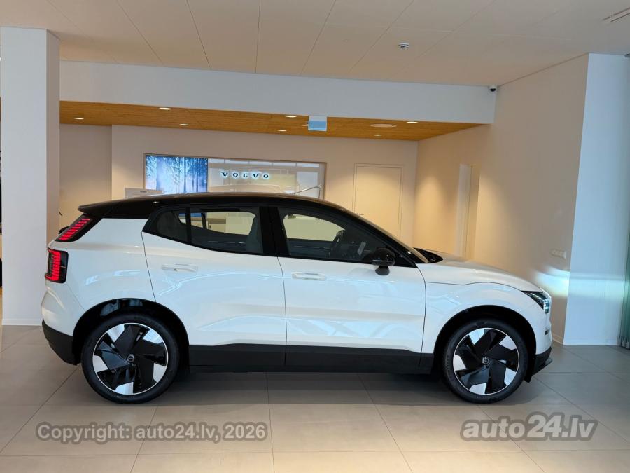 White Volvo EX30 2026 in Tallinn, with an engine capacity of 0.00 L and mileage of 0 thousand km for 43990 €, photo 3 on AUTOMOTO.COM.LV