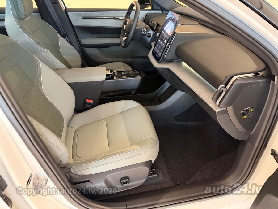 White Volvo EX30 2026 in Tallinn, with an engine capacity of 0.00 L and mileage of 0 thousand km for 43990 €, photo 7 on AUTOMOTO.COM.LV