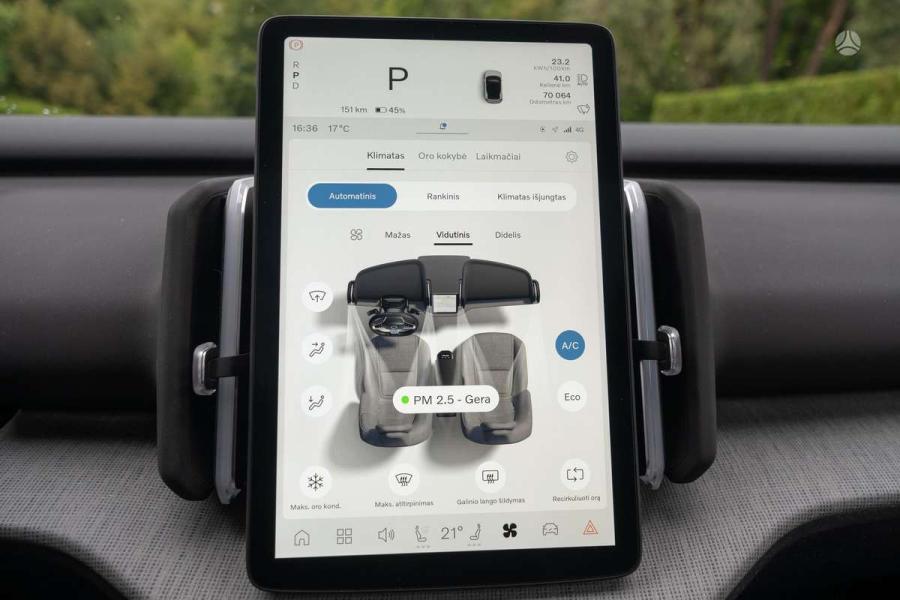 Dzeltens Volvo EX30 2024 Viļņa, ar dzinēja tilpumu 0.00 L un nobraukumu 70 tūkst. km par 32950 €, foto 27 vietnē AUTOMOTO.COM.LV