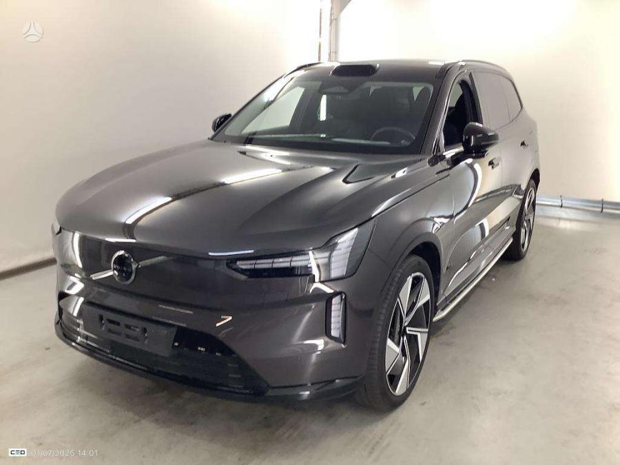 Pelēks Volvo EX90 2025 Viļņa, ar dzinēja tilpumu 0.00 L un nobraukumu 38 tūkst. km par 69590 €, foto 1 vietnē AUTOMOTO.COM.LV