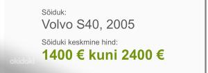 Черный Вольво С40 2005 в Таллин, объемом двигателя 2.50 л и пробегом 300 тыс. км за 1300 €, фото 9 на AUTOMOTO.COM.LV