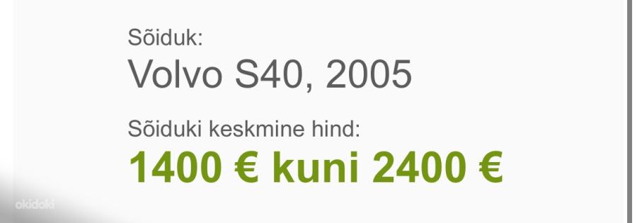 Черный Вольво С40 2005 в Таллин, объемом двигателя 2.50 л и пробегом 300 тыс. км за 1300 €, фото 17 на AUTOMOTO.COM.LV