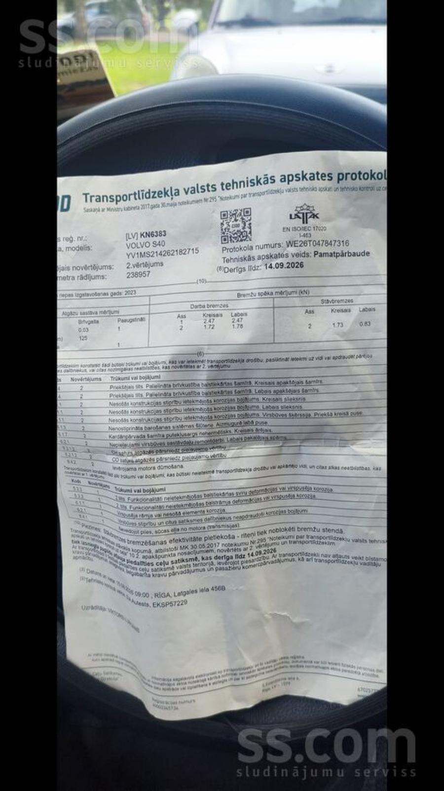 Melns Volvo S40 2005 Rīga, ar dzinēja tilpumu 1.80 L un nobraukumu 239 tūkst. km par 550 €, foto 7 vietnē AUTOMOTO.COM.LV