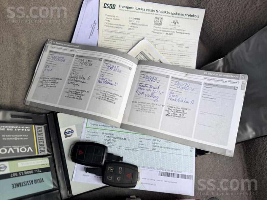 Brūns Volvo S40 2007 Rīga, ar dzinēja tilpumu 1.60 L un nobraukumu 265 tūkst. km par 3995 €, foto 18 vietnē AUTOMOTO.COM.LV
