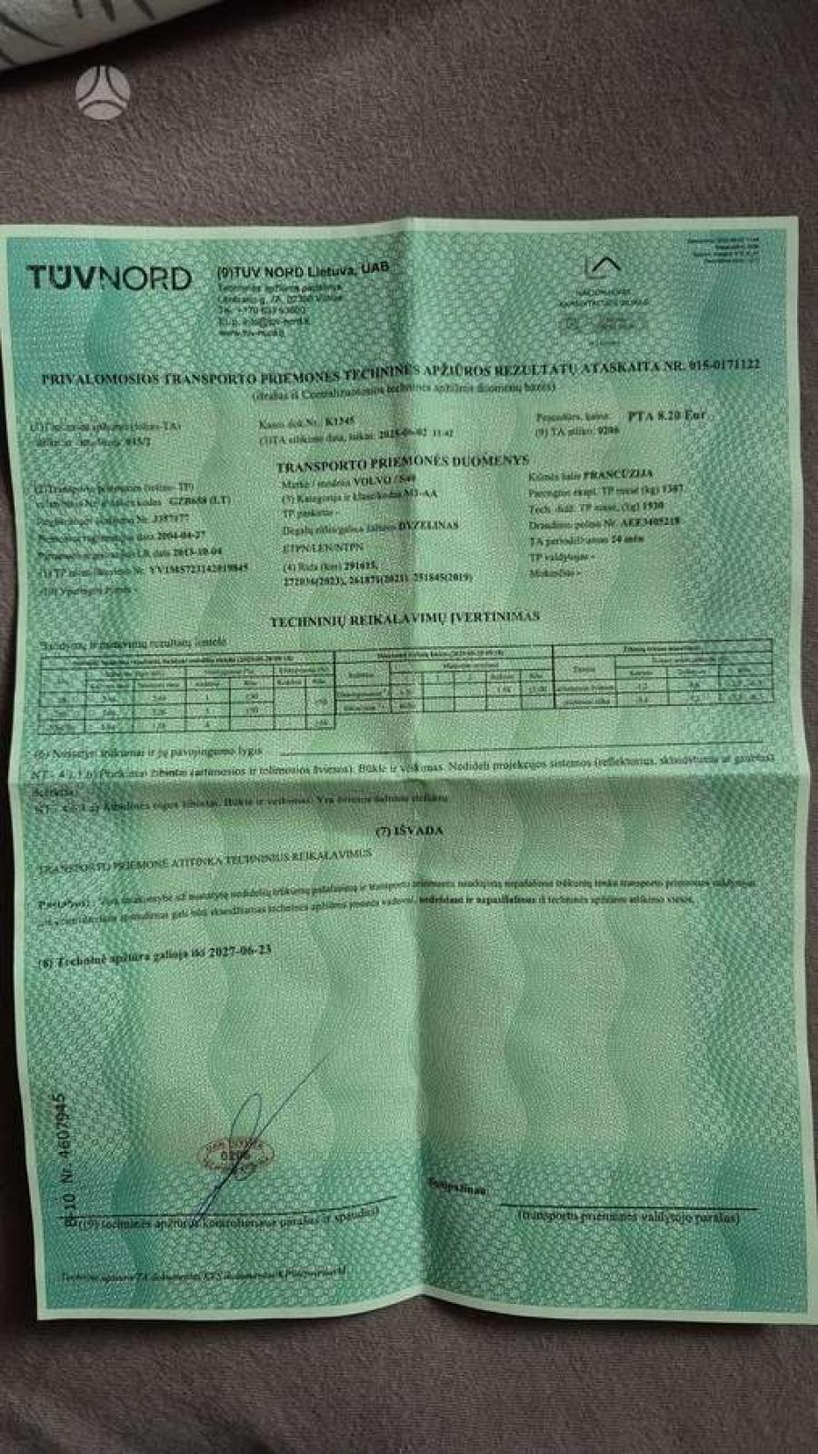 Серый Вольво С40 2004 в Шальчининкай, объемом двигателя 2.00 л и пробегом 306 тыс. км за 950 €, фото 19 на AUTOMOTO.COM.LV