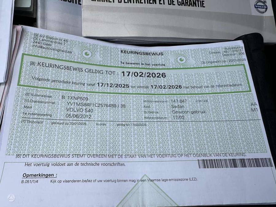 Серый Вольво С40 2012 в Каунас, объемом двигателя 1.56 л и пробегом 151 тыс. км за 4750 €, фото 24 на AUTOMOTO.COM.LV