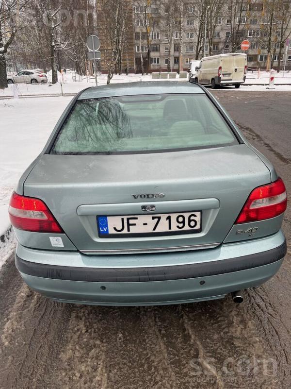 Volvo S40 2003 in Riga, with an engine capacity of 1.80 L and mileage of 226 thousand km for 1100 €, photo 6 on AUTOMOTO.COM.LV