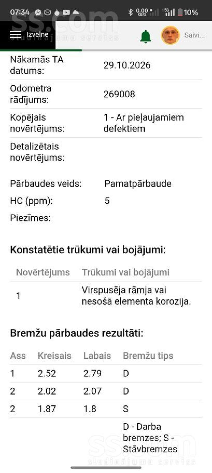 Черный Вольво С60 2001 в Талси, объемом двигателя 2.40 л и пробегом 271 тыс. км за 1350 €, фото 4 на AUTOMOTO.COM.LV