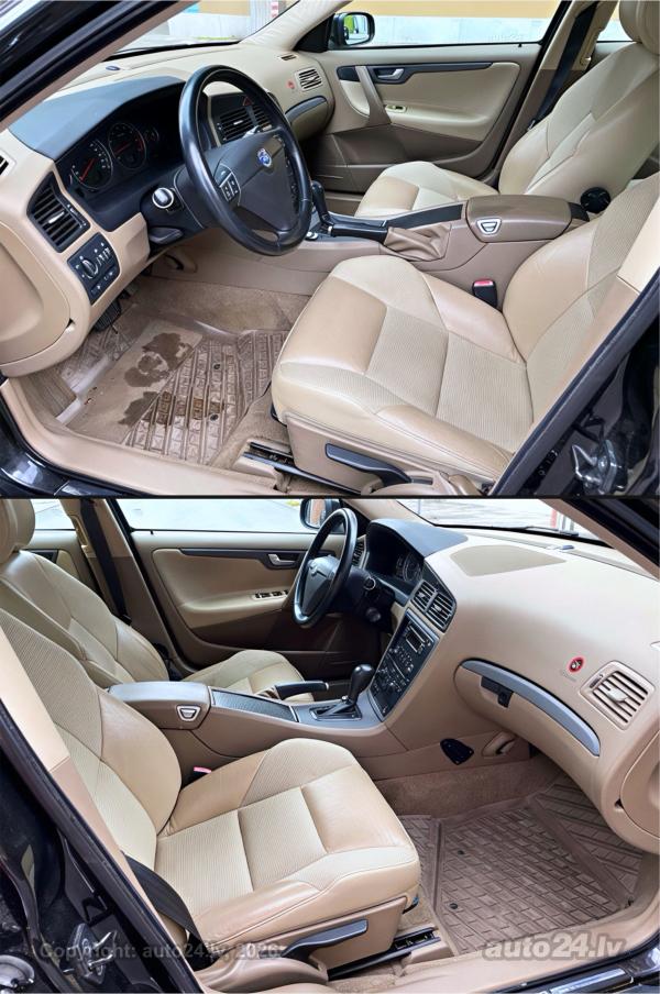 Black Volvo S60 2006 in Tallinn, with an engine capacity of 2.40 L and mileage of 0 thousand km for 1199 €, photo 9 on AUTOMOTO.COM.LV