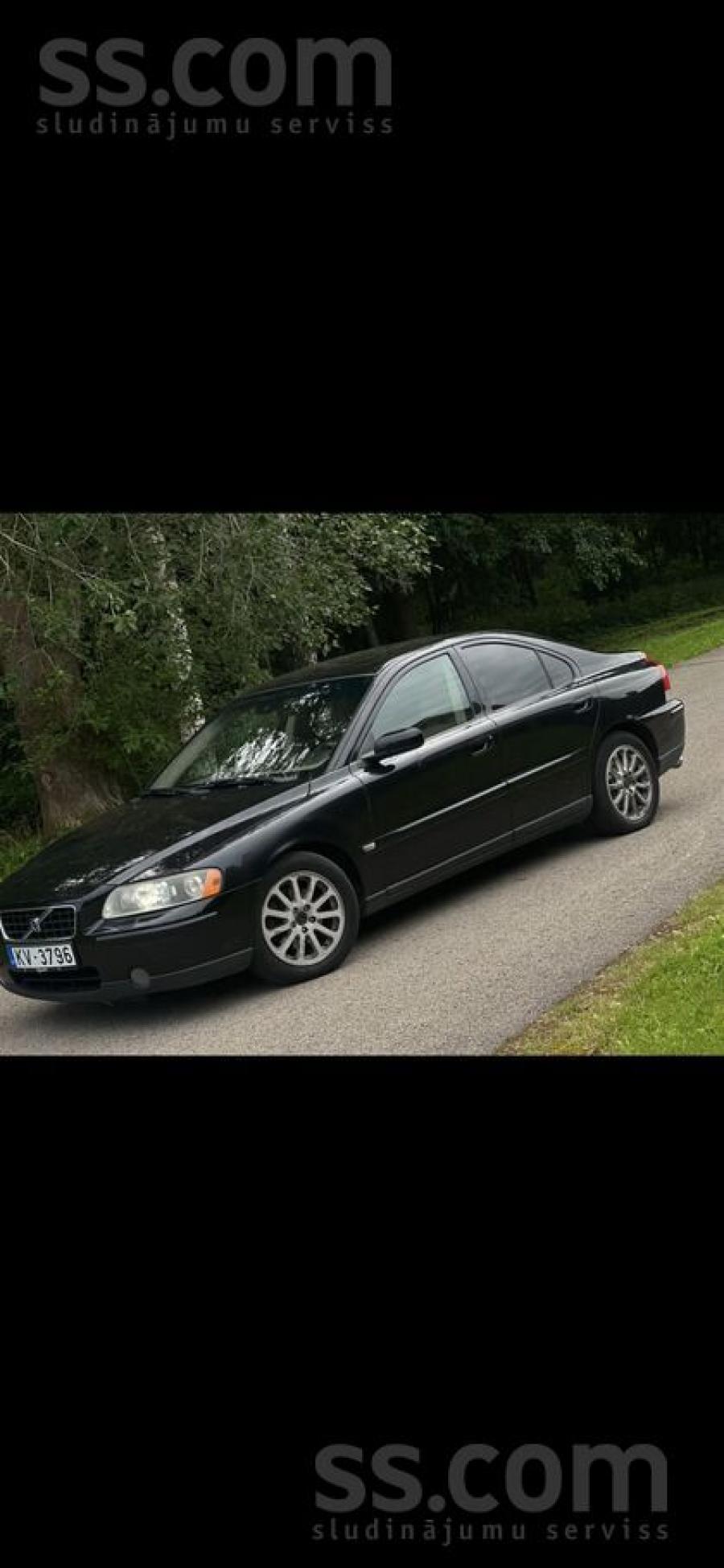 Black Volvo S60 2006 in Riga, with an engine capacity of 2.40 L and mileage of 325 thousand km for 1690 €, photo 7 on AUTOMOTO.COM.LV