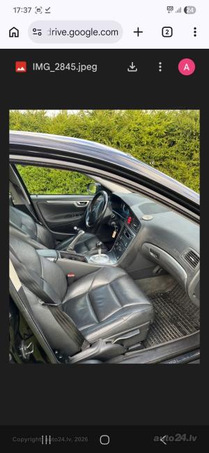 Black Volvo S60 2007 in Tallinn, with an engine capacity of 2.40 L and mileage of 290 thousand km for 4900 €, photo 6 on AUTOMOTO.COM.LV