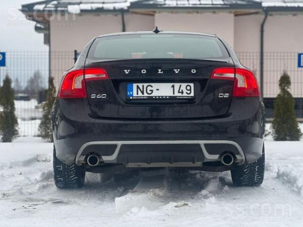 Black Volvo S60 2013 in Jelgava, with an engine capacity of 1.60 L and mileage of 0 thousand km for 6300 €, photo 5 on AUTOMOTO.COM.LV