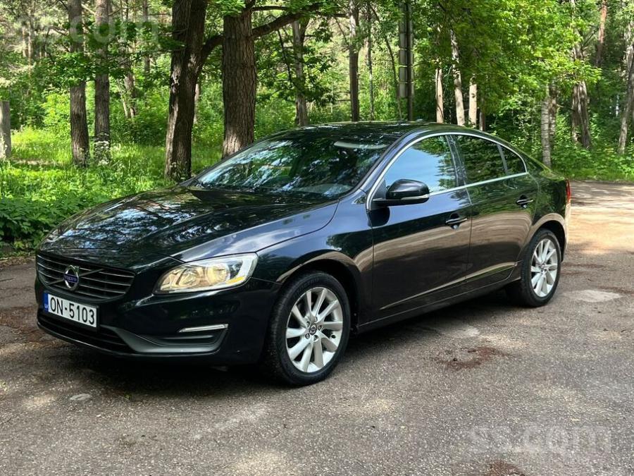 Black Volvo S60 2014 in Riga, with an engine capacity of 2.00 L and mileage of 0 thousand km for 6599 €, photo 1 on AUTOMOTO.COM.LV