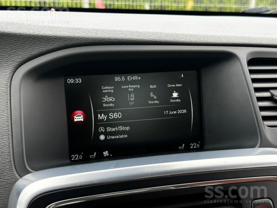 Melns Volvo S60 2015 Jelgava, ar dzinēja tilpumu 2.00 L un nobraukumu 0 tūkst. km par 8490 €, foto 21 vietnē AUTOMOTO.COM.LV