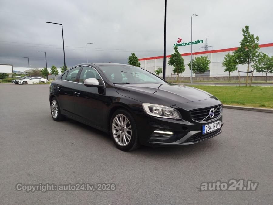 Black Volvo S60 2016 in Tallinn, with an engine capacity of 2.00 L and mileage of 177 thousand km for 11990 €, photo 4 on AUTOMOTO.COM.LV