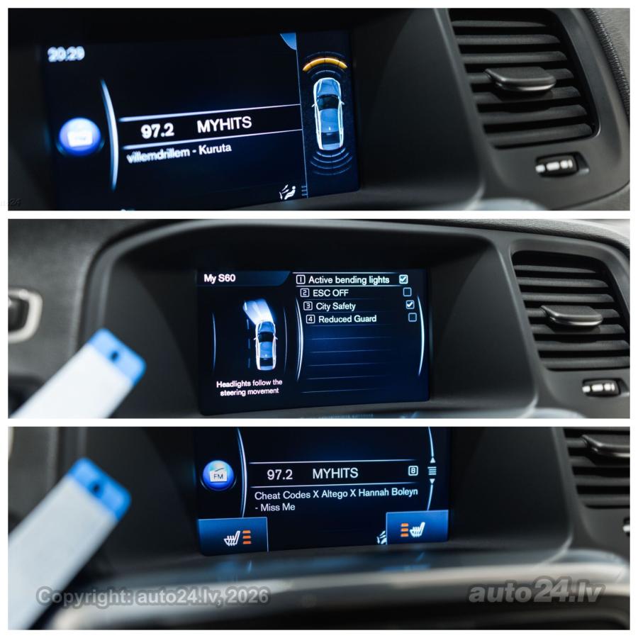Melns Volvo S60 2016 Tallina, ar dzinēja tilpumu 2.00 L un nobraukumu 198 tūkst. km par 9500 €, foto 25 vietnē AUTOMOTO.COM.LV