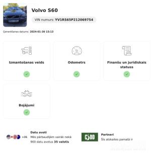 Zils Volvo S60 2001 Rīga, ar dzinēja tilpumu 2.40 L un nobraukumu 280 tūkst. km par 1600 €, foto 12 vietnē AUTOMOTO.COM.LV