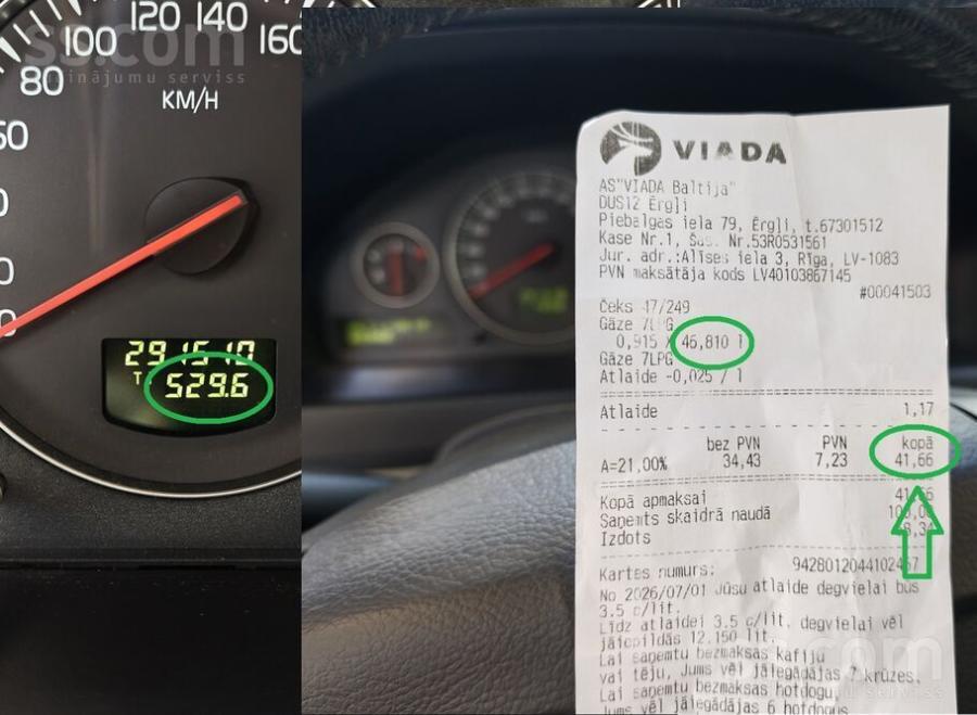 Blue Volvo S60 2005 in Riga, with an engine capacity of 2.00 L and mileage of 291 thousand km for 1790 €, photo 11 on AUTOMOTO.COM.LV