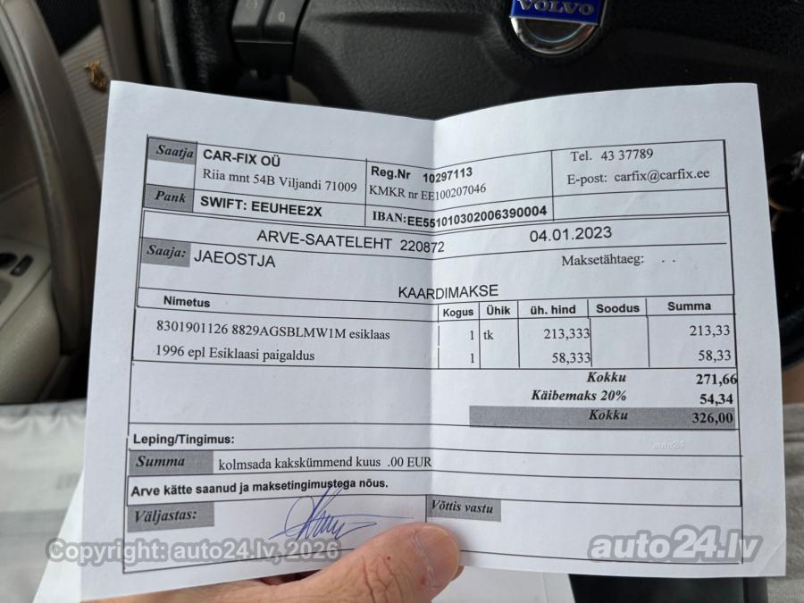 Zils Volvo S60 2006 Tartu, ar dzinēja tilpumu 2.40 L un nobraukumu 232 tūkst. km par 3390 €, foto 23 vietnē AUTOMOTO.COM.LV