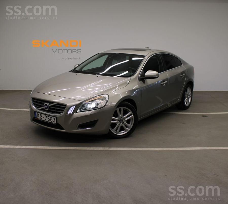 Brown Volvo S60 2012 in Riga, with an engine capacity of 2.00 L and mileage of 147 thousand km for 7990 €, photo 1 on AUTOMOTO.COM.LV