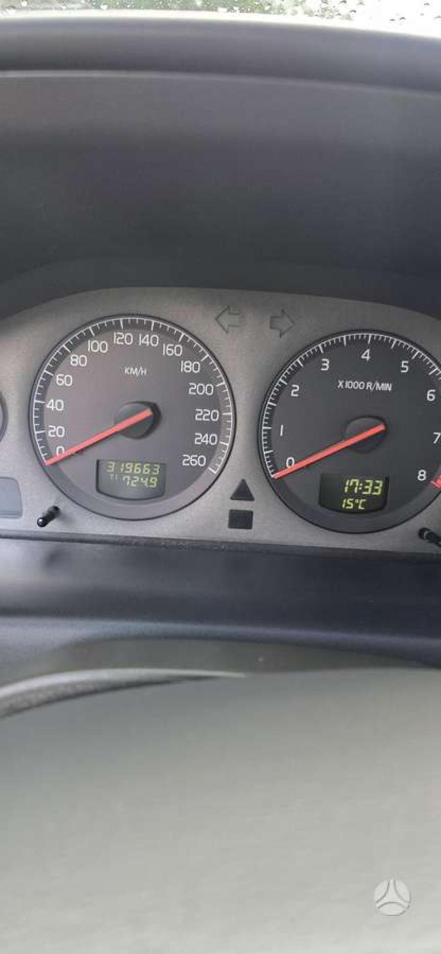 Pelēks Volvo S60 2001 Panevēža, ar dzinēja tilpumu 2.44 L un nobraukumu 319 tūkst. km par 800 €, foto 1 vietnē AUTOMOTO.COM.LV