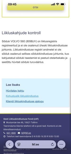 Pelēks Volvo S60 2004 Paide, ar dzinēja tilpumu 2.40 L un nobraukumu 225 tūkst. km par 3499 €, foto 23 vietnē AUTOMOTO.COM.LV