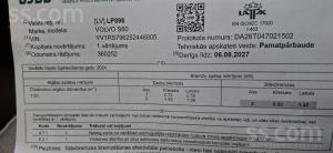 Pelēks Volvo S60 2004 Daugavpils, ar dzinēja tilpumu 2.40 L un nobraukumu 360 tūkst. km par 1600 €, foto 11 vietnē AUTOMOTO.COM.LV