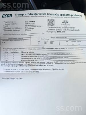 Pelēks Volvo S60 2008 Rīga, ar dzinēja tilpumu 2.40 L un nobraukumu 376 tūkst. km par 1800 €, foto 9 vietnē AUTOMOTO.COM.LV