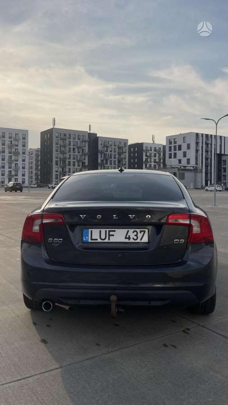 Pelēks Volvo S60 2010 Viļņa, ar dzinēja tilpumu 1.98 L un nobraukumu 244 tūkst. km par 5900 €, foto 6 vietnē AUTOMOTO.COM.LV