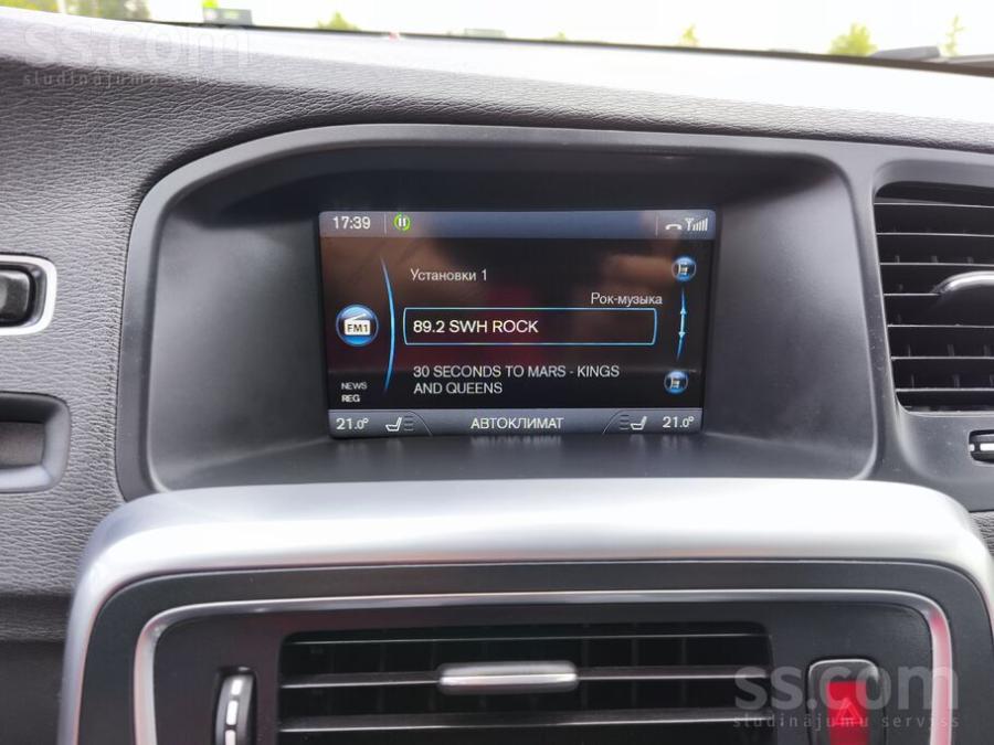 Grey Volvo S60 2012 in Riga, with an engine capacity of 1.60 L and mileage of 0 thousand km for 6500 €, photo 18 on AUTOMOTO.COM.LV