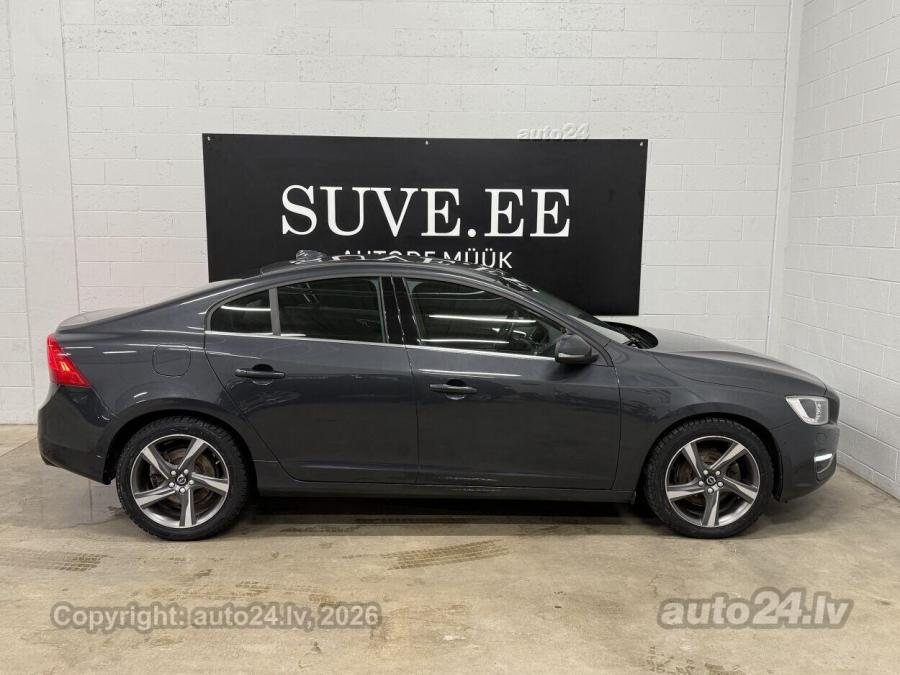 Grey Volvo S60 2015 in Tallinn, with an engine capacity of 2.00 L and mileage of 98 thousand km for 12995 €, photo 5 on AUTOMOTO.COM.LV