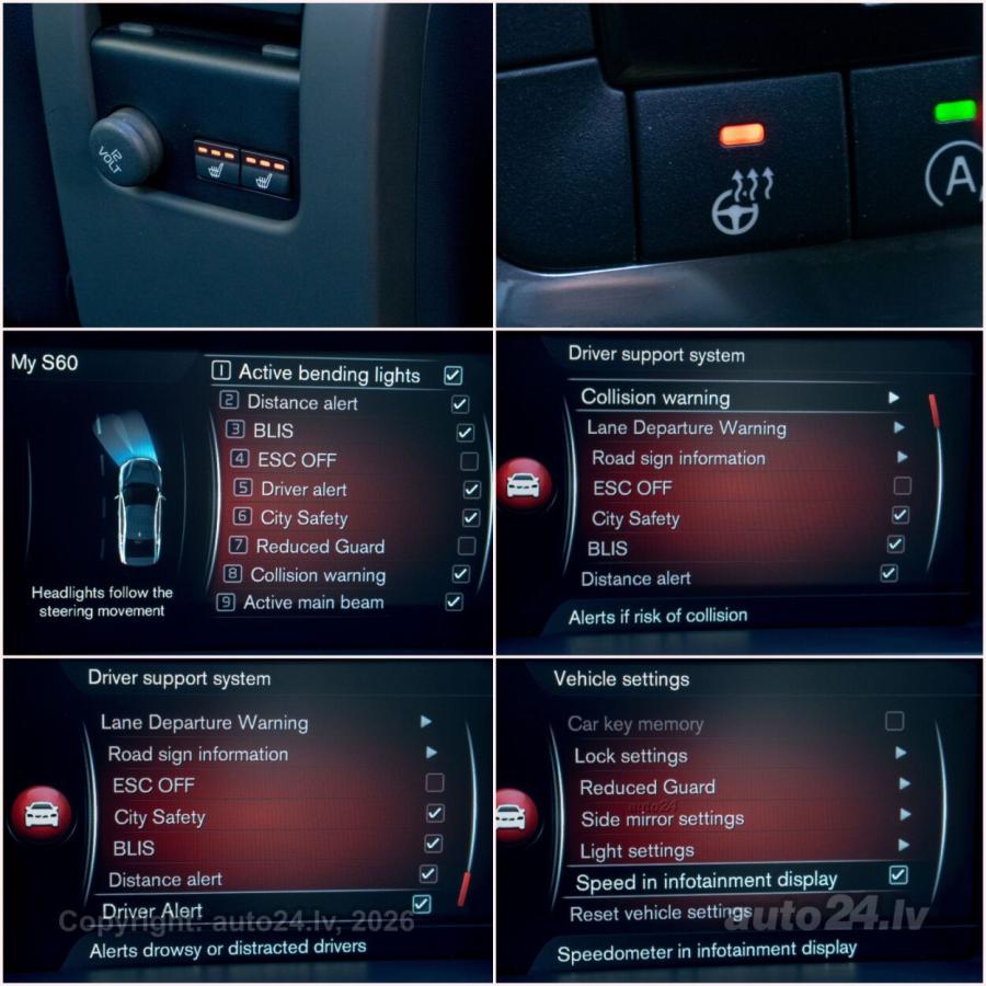 Серый Вольво С60 2015 в Таллин, объемом двигателя 2.40 л и пробегом 182 тыс. км за 15990 €, фото 15 на AUTOMOTO.COM.LV