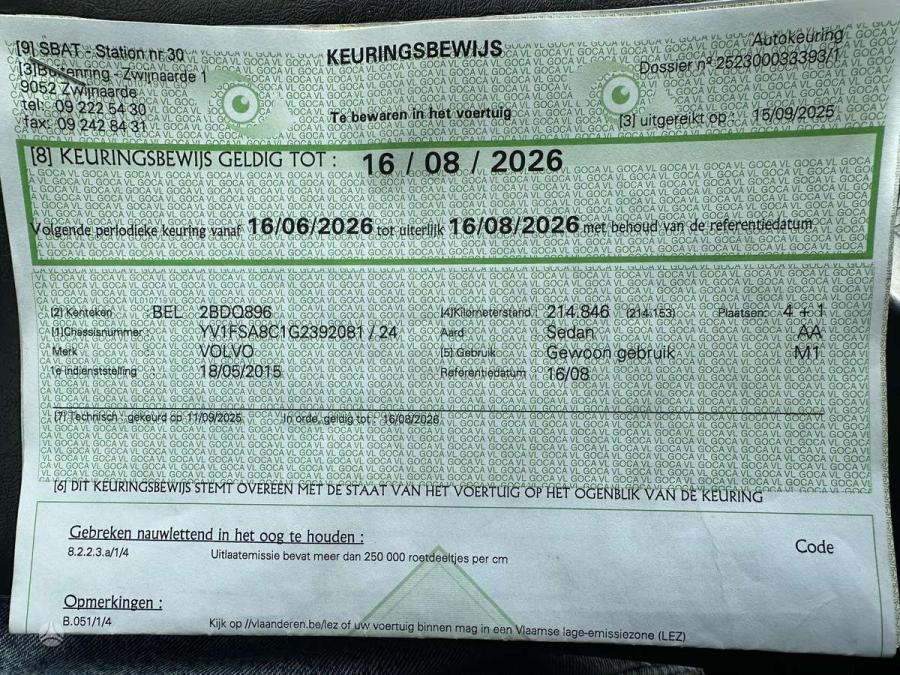 Серый Вольво С60 2015 в Шяуляй, объемом двигателя 1.97 л и пробегом 244 тыс. км за 6450 €, фото 23 на AUTOMOTO.COM.LV